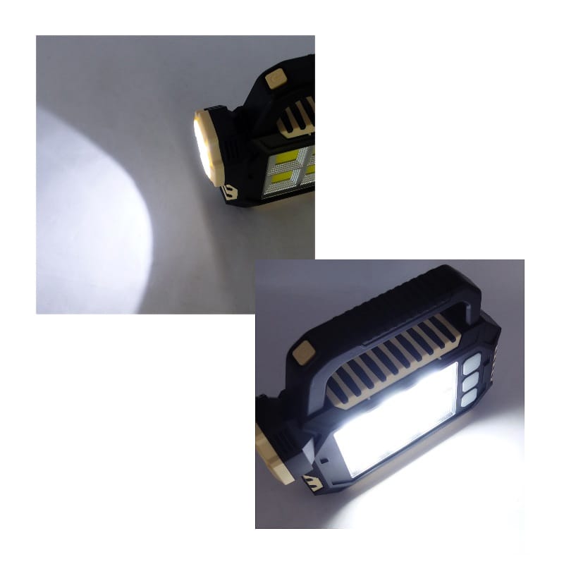 Linterna y Foco LED Solar con Cargador para Celular - Mi Rincón Solar