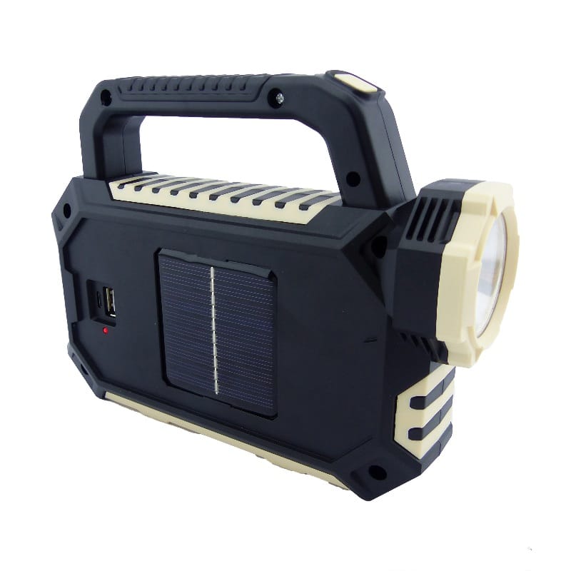 Linterna y Foco LED Solar con Cargador para Celular - Mi Rincón Solar