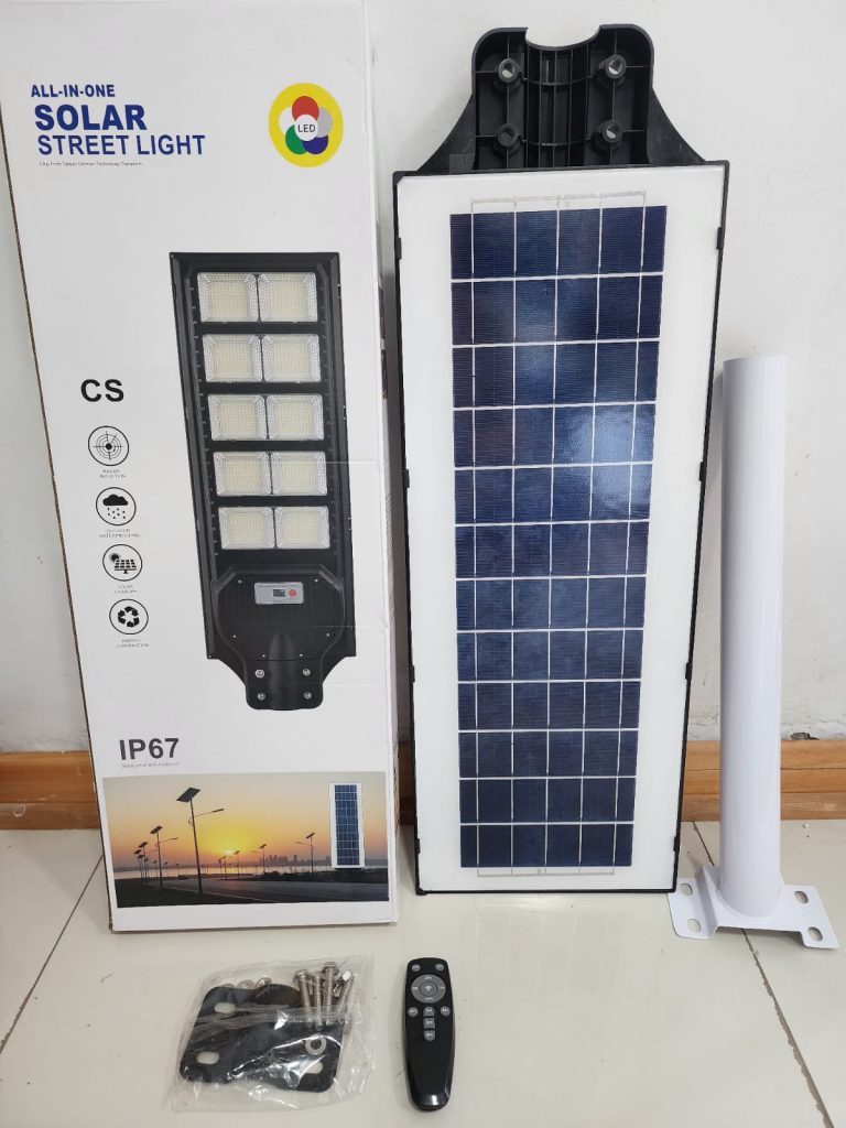 Foco Solar LED 1000W con Panel Integrado - Mi Rincón Solar